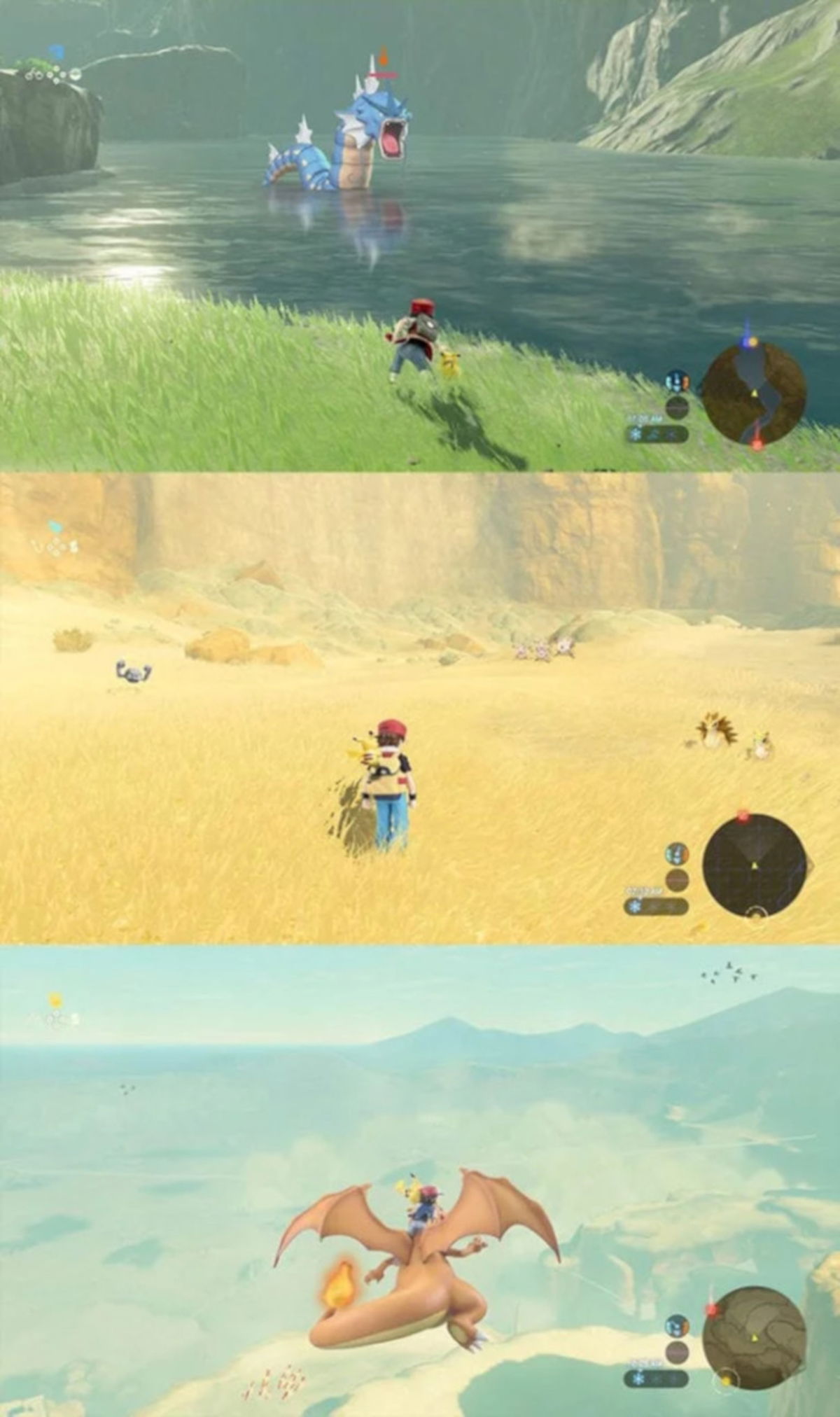 Así sería la mezcla de Pokémon y Zelda: Breath of the Wild