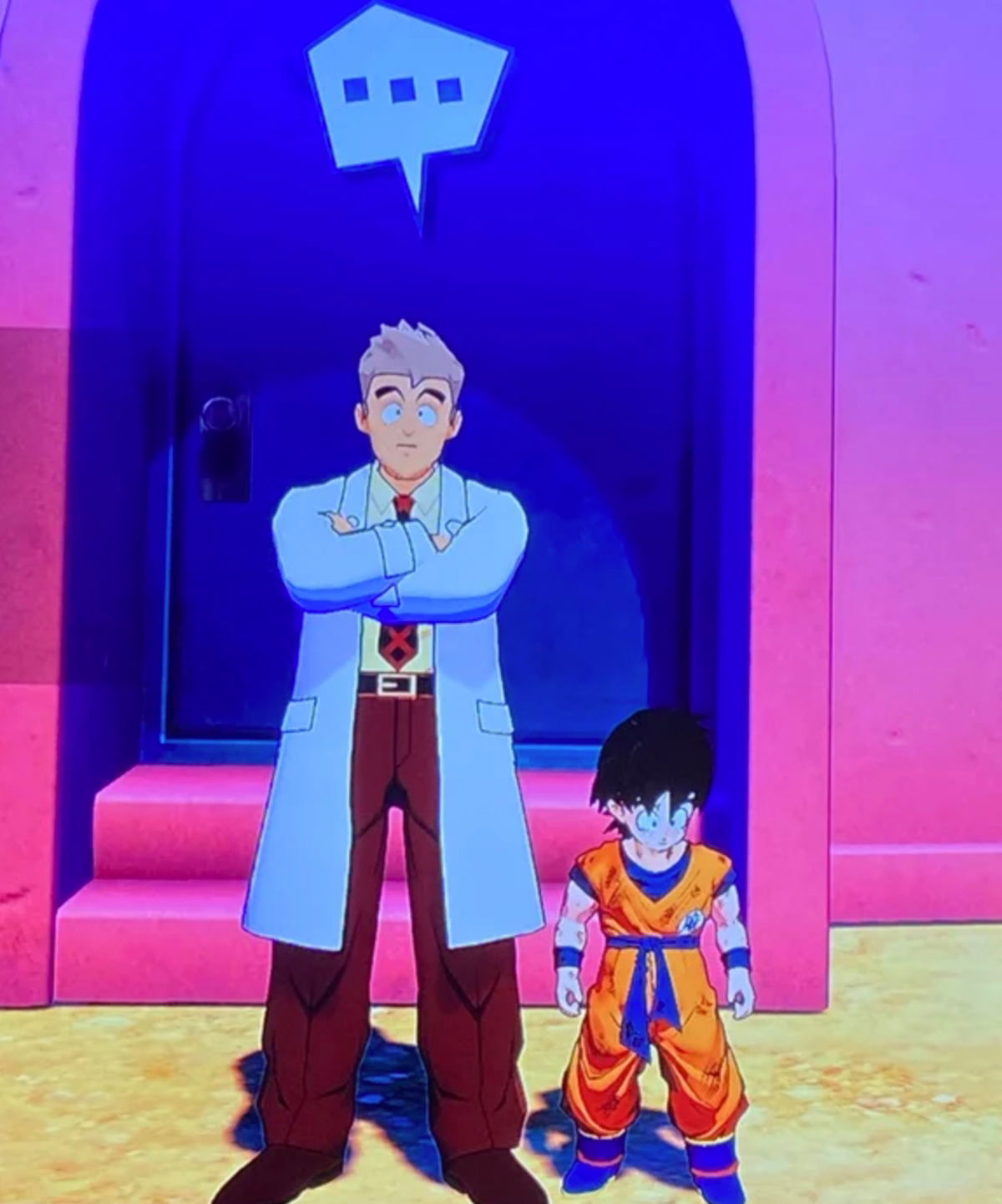 Dragon Ball Z: Kakarot tiene una referencia a Pokémon y al Profesor Oak