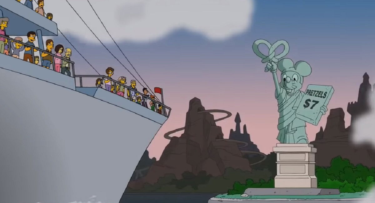 Momentos en los que Los Simpson se han reído de Disney