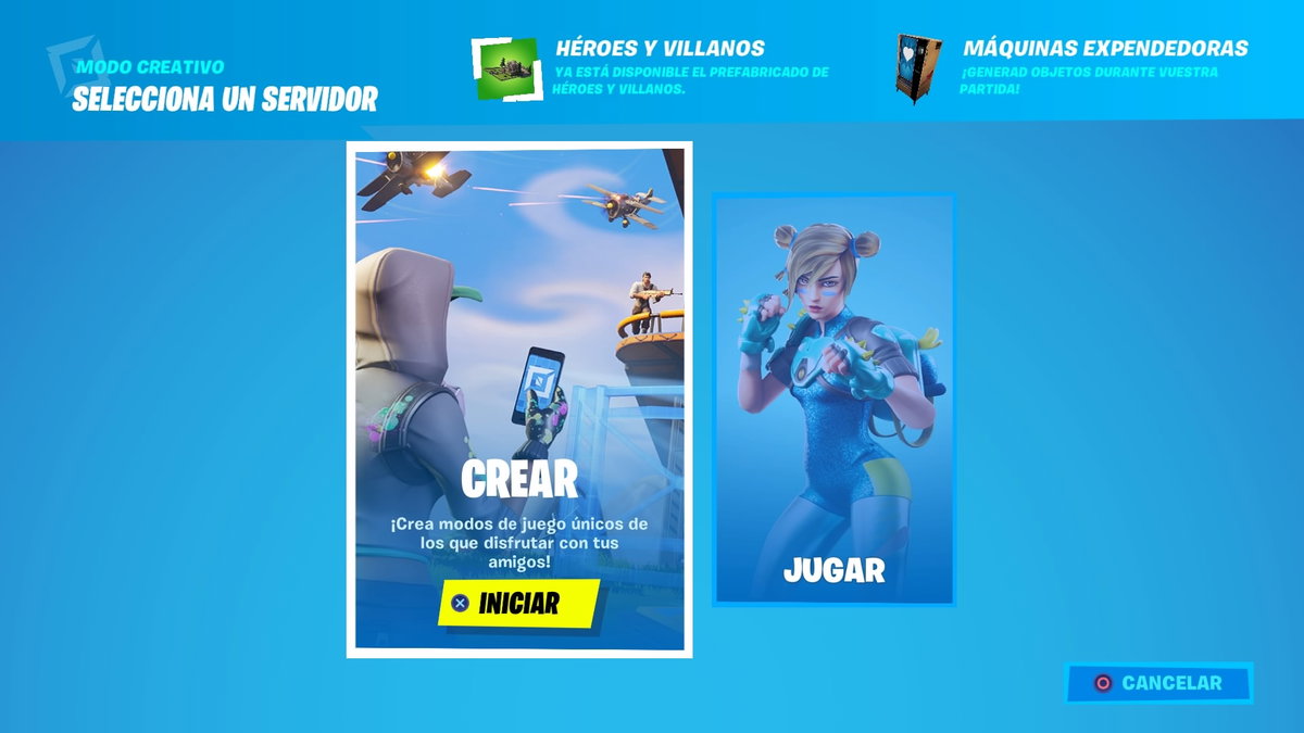 Cómo se juega al Modo Creativo de Fortnite