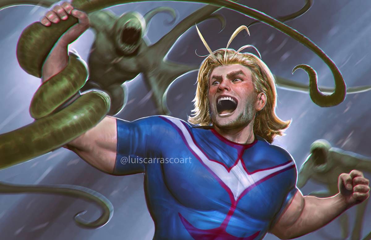 Así es como se vería All Might de My Hero Academia en la vida real