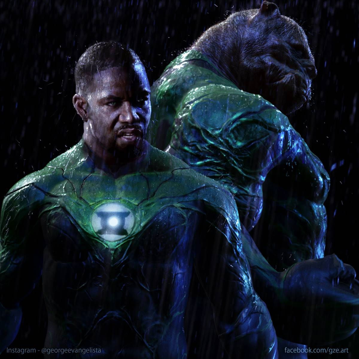 Este sería el póster perfecto para una nueva película de Linterna Verde