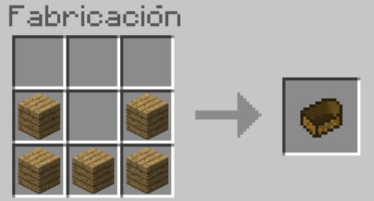 Cómo hacer una barca en Minecraft