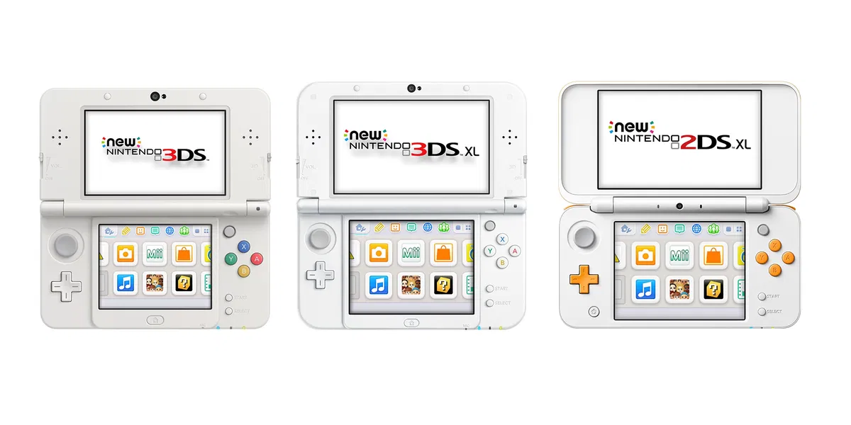 Todos los modelos de Nintendo 3DS que hay
