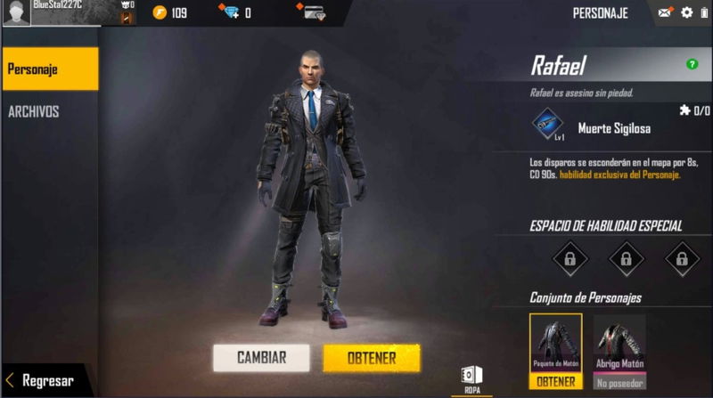 Free Fire: habilidades de Rafael