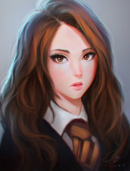 Harry Potter: ¿cómo se vería Hermione si fuera un anime?