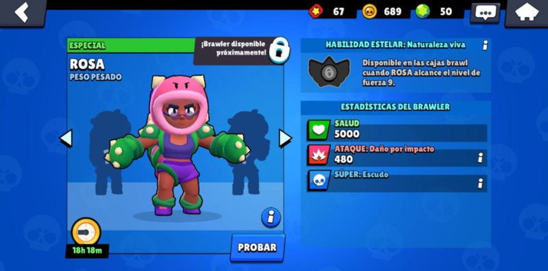 Cómo conseguir a Rosa en Brawl Stars