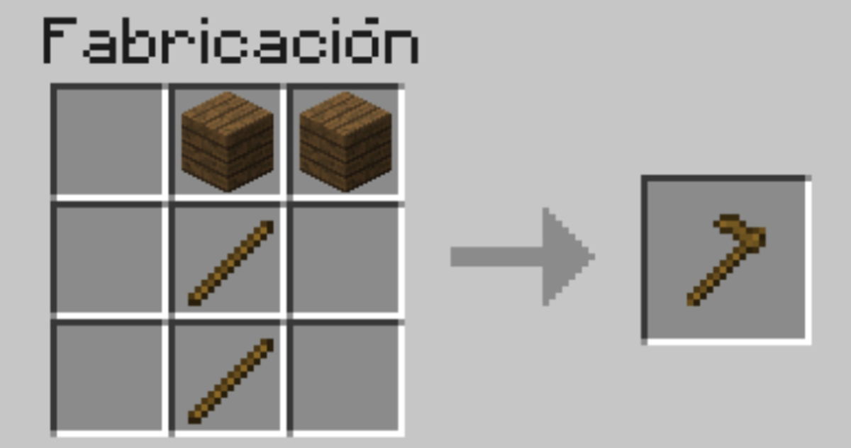 Cómo craftear una azada en Minecraft