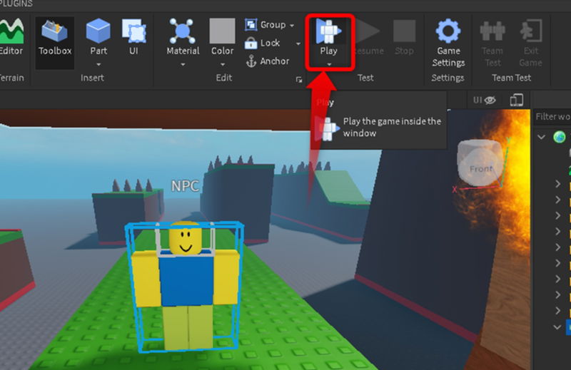 Cómo hacer un NPC en Roblox