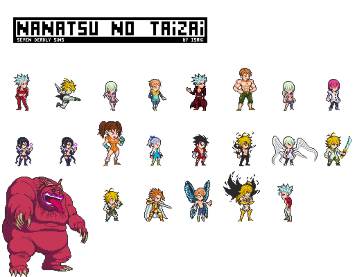 Así de bien lucen los "sprites" de The Seven Deadly Sins