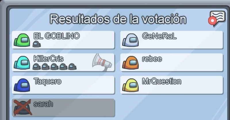 Cómo colocar votos anónimos en Among Us