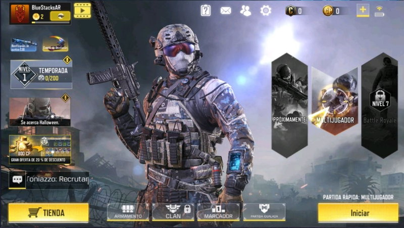 Requisitos mínimos para jugar Call of Duty Mobile en Windows