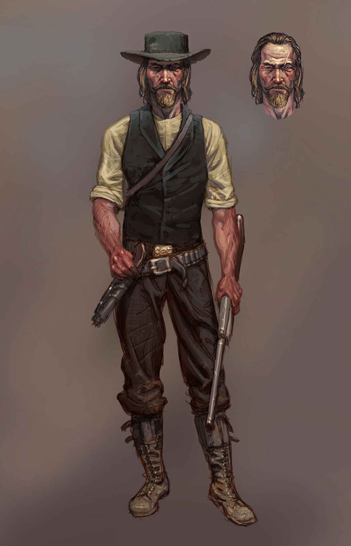 Una Filtración De Red Dead Redemption 2 Revela El Arte Original De