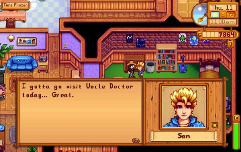Todo lo que debes saber de Sam en Stardew Valley