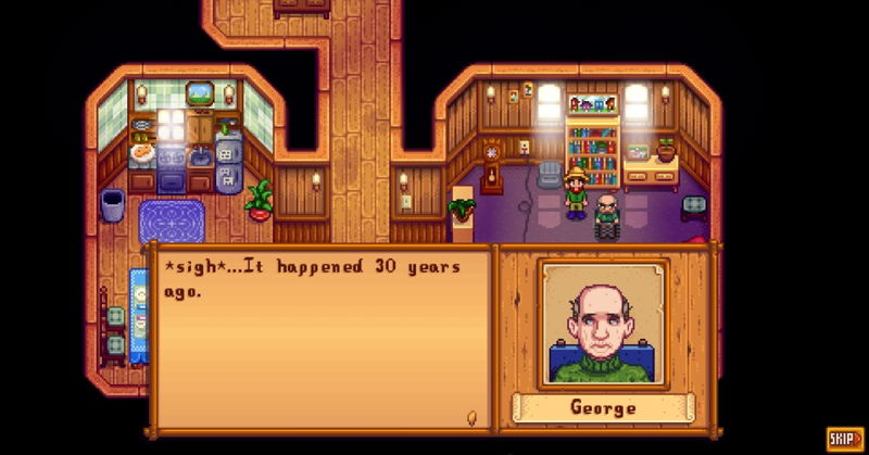 Todo lo que debes saber de George en Stardew Valley