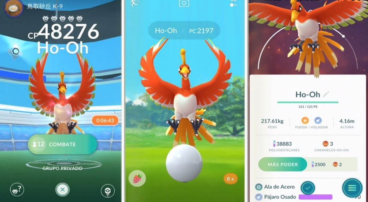 Cómo derrotar a Ho-Oh en Pokémon GO