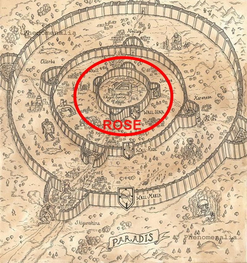 Todas las murallas de Ataque a los Titanes y sus nombres e importancia