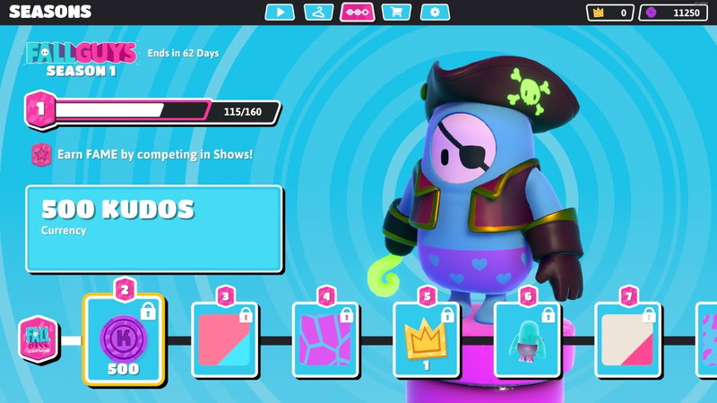 Importancia de los Kudos en Fall Guys