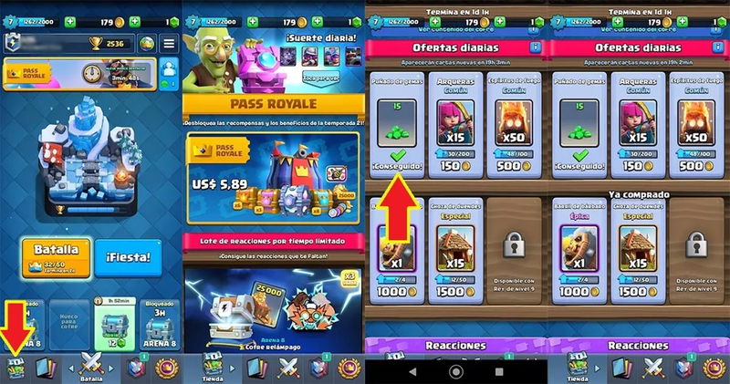 Cómo conseguir gemas gratis en Clash Royale