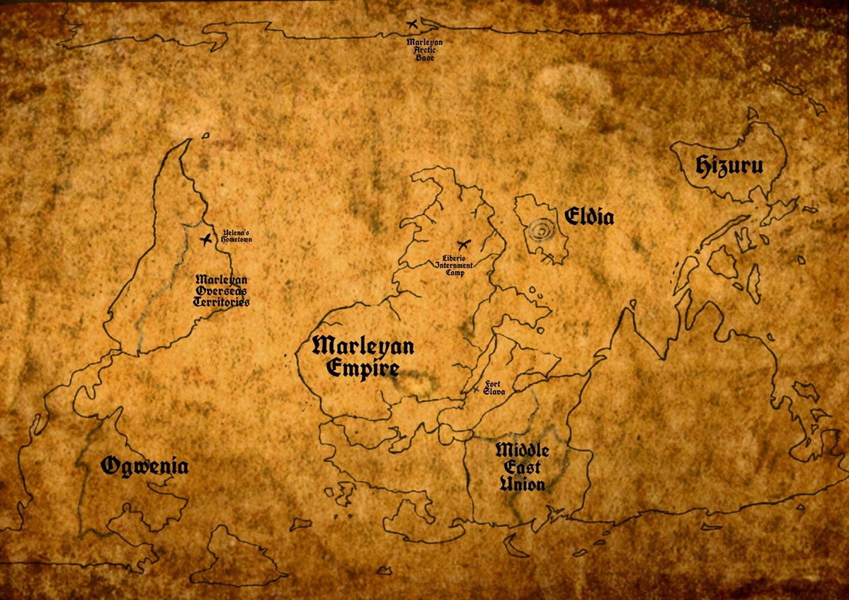 Todas las naciones de Ataque a los Titanes: Eldia, Marley, Liberio ...