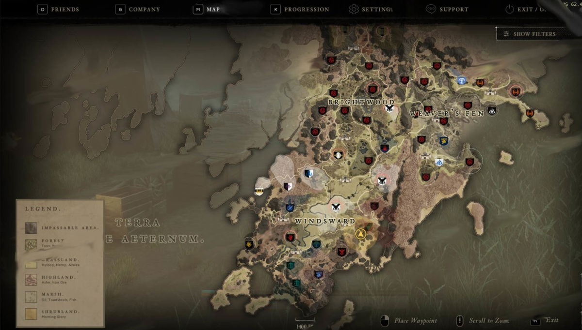 Cómo se llama el mapa de New World