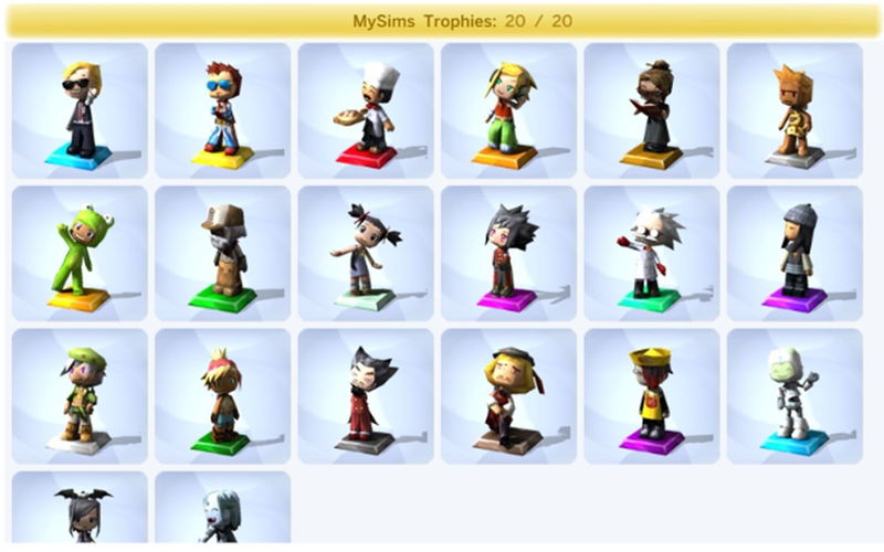 Cómo coleccionar todos los Trofeos MySims en Los Sims 4