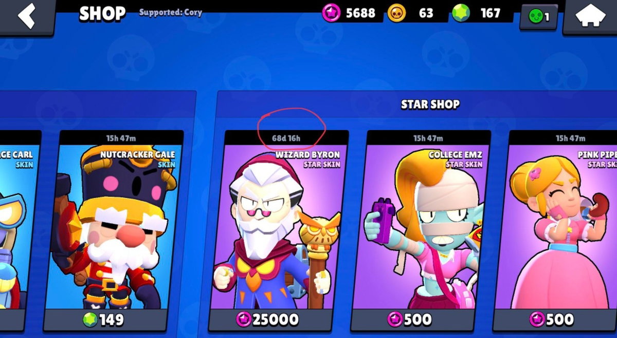 Cómo conseguir la skin de Byron mago en Brawl Stars