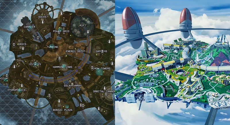 APEX Legends: mejores zonas para aterrizar en Olympus