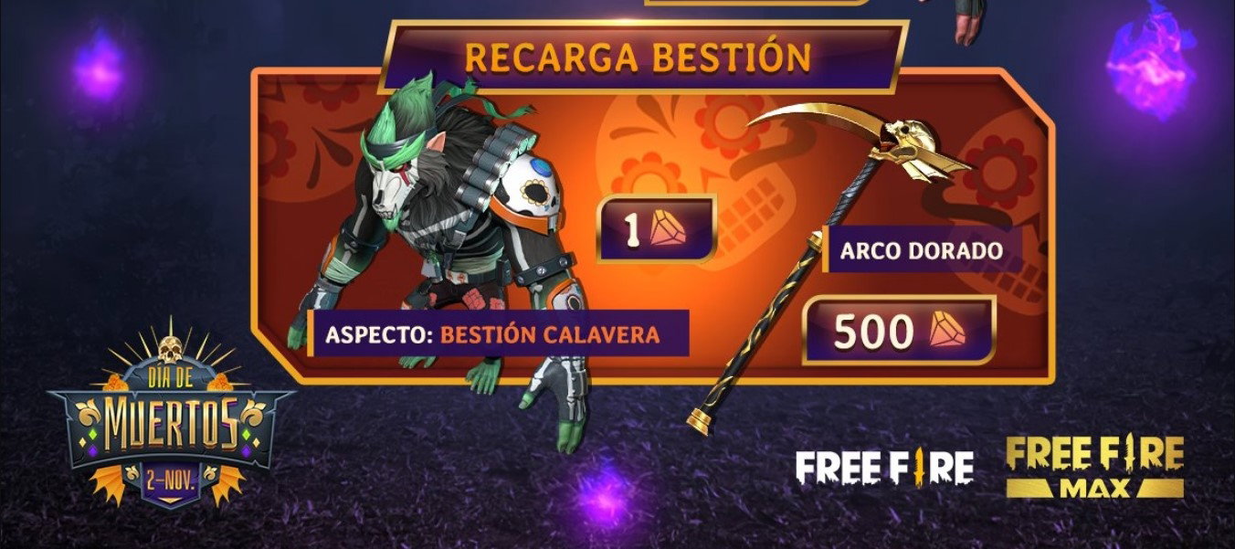 Cómo obtener la skin Bestion Calavera de Free Fire