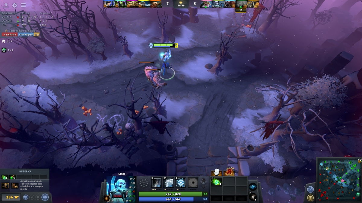 Cómo controlar a Lich en Dota 2