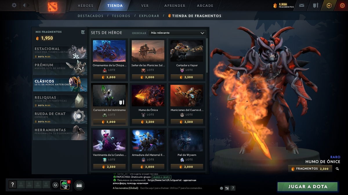Cómo conseguir Sets de Héroes gratis en Dota 2