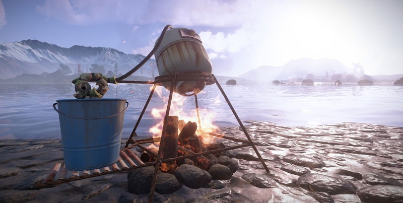 Cómo conseguir comida y agua en Rust