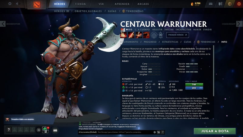 Guía para controlar a Centaur Warrunner en Dota 2