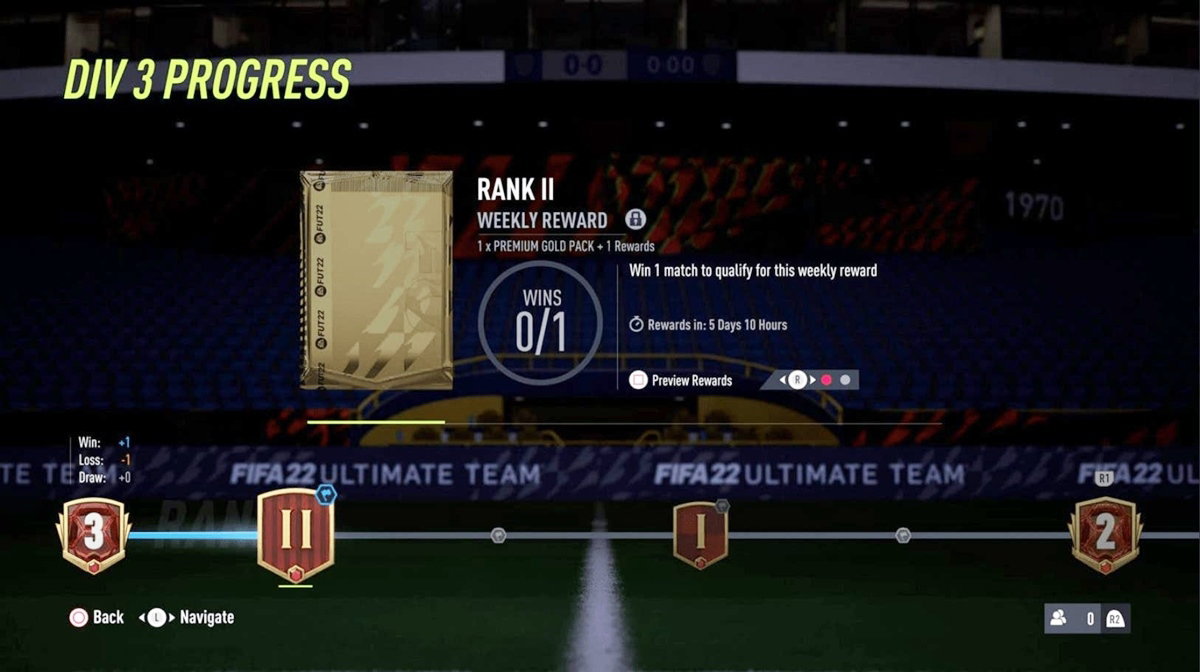 Todas las recompensas de Division Rivals en FIFA 22