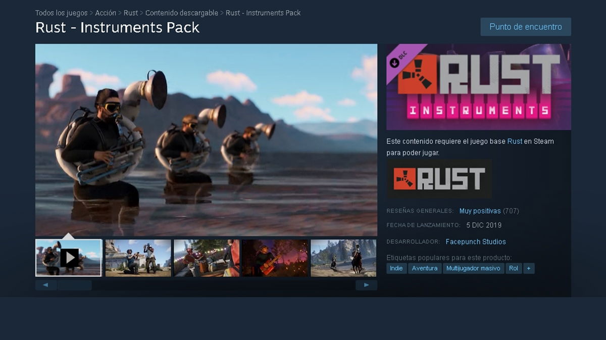 Cómo conseguir todos los instrumentos en Rust