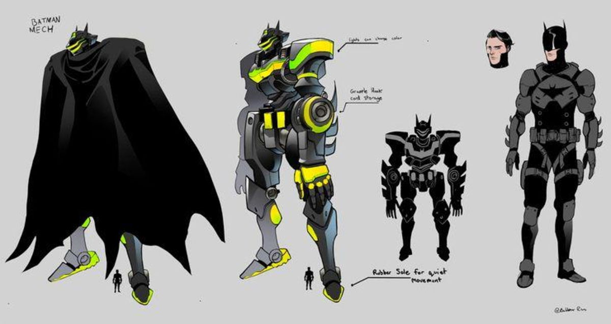 Batman y Superman se convierten en robots gigantes en la nueva serie de DC
