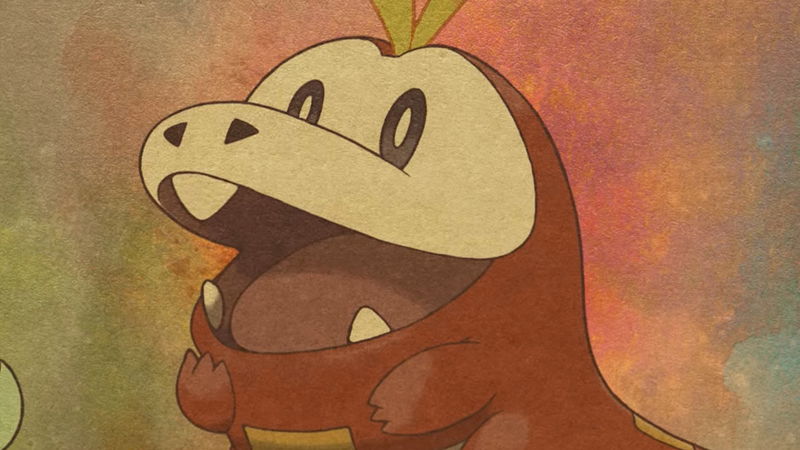 Un artista crea una evolución intermedia para Fuecoco en Pokémon ...