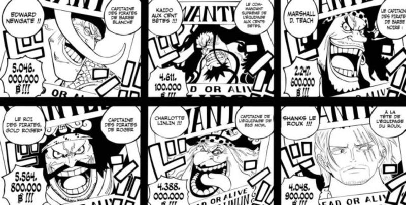 One Piece revela los nuevos carteles de recompensa de Luffy, Trafalgar ...