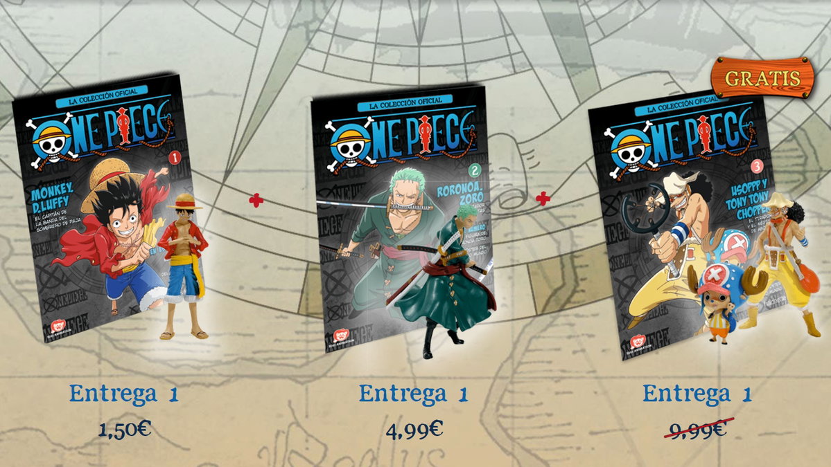 Estas figuras de One Piece de Salvat son tan espectaculares que no ...