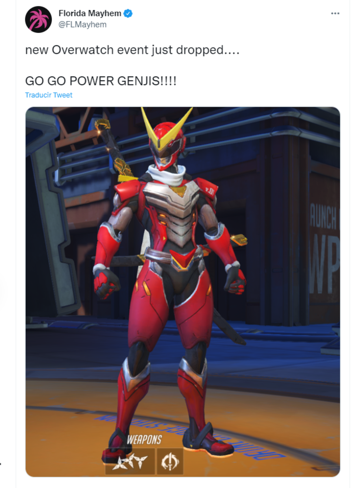 Los seguidores de Overwatch no han tardado en comparar a Genji con los ...