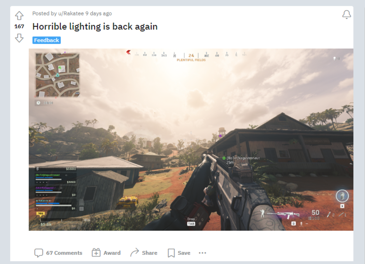 Call of Duty: Este error visual tiene frustrados a sus jugadores