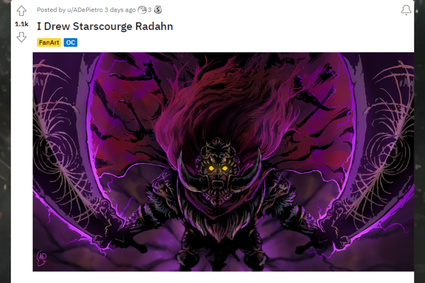 Radahn ha cobrado vida en uno de los mejores fan arts de Elden Ring