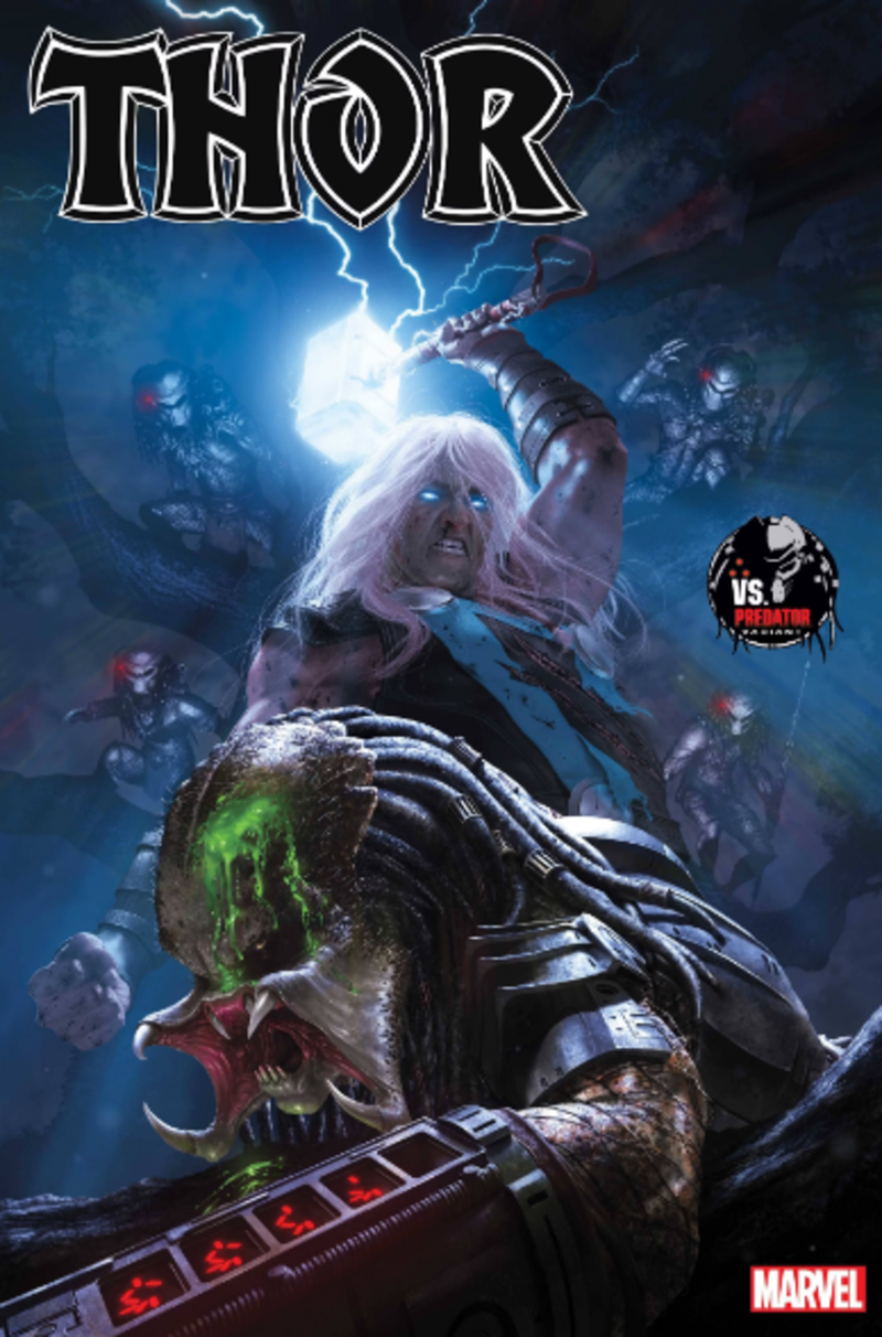 Thor se enfrenta a Predator en un increíble arte