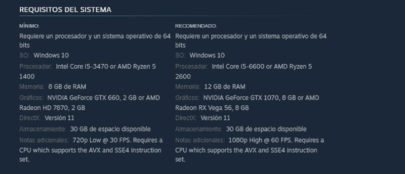 Qué requisitos necesita tu PC para jugar en Steam (2023)