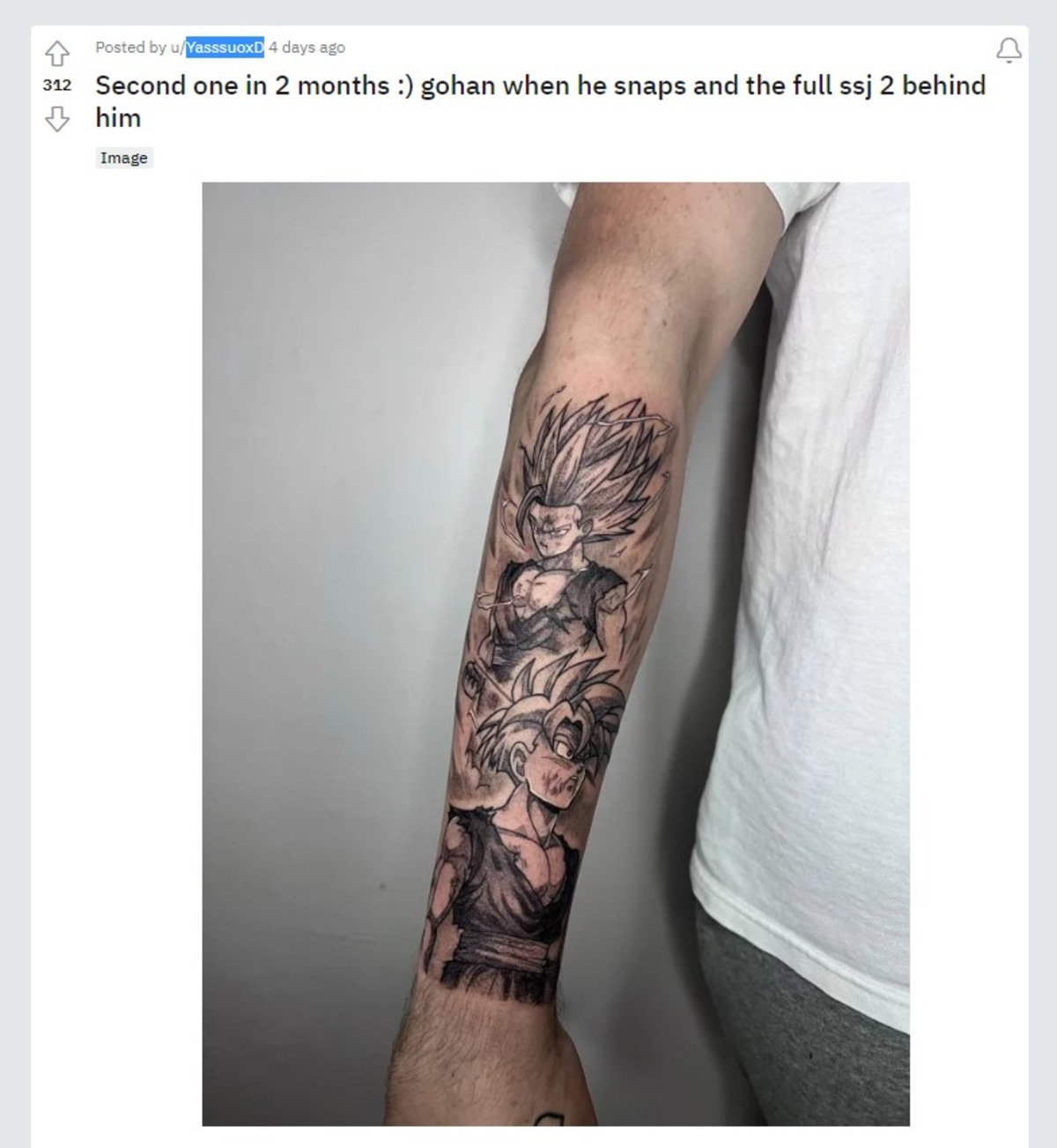 Dragon Ball: este es el tatuaje de Gohan más brutal que vas a ver en ...