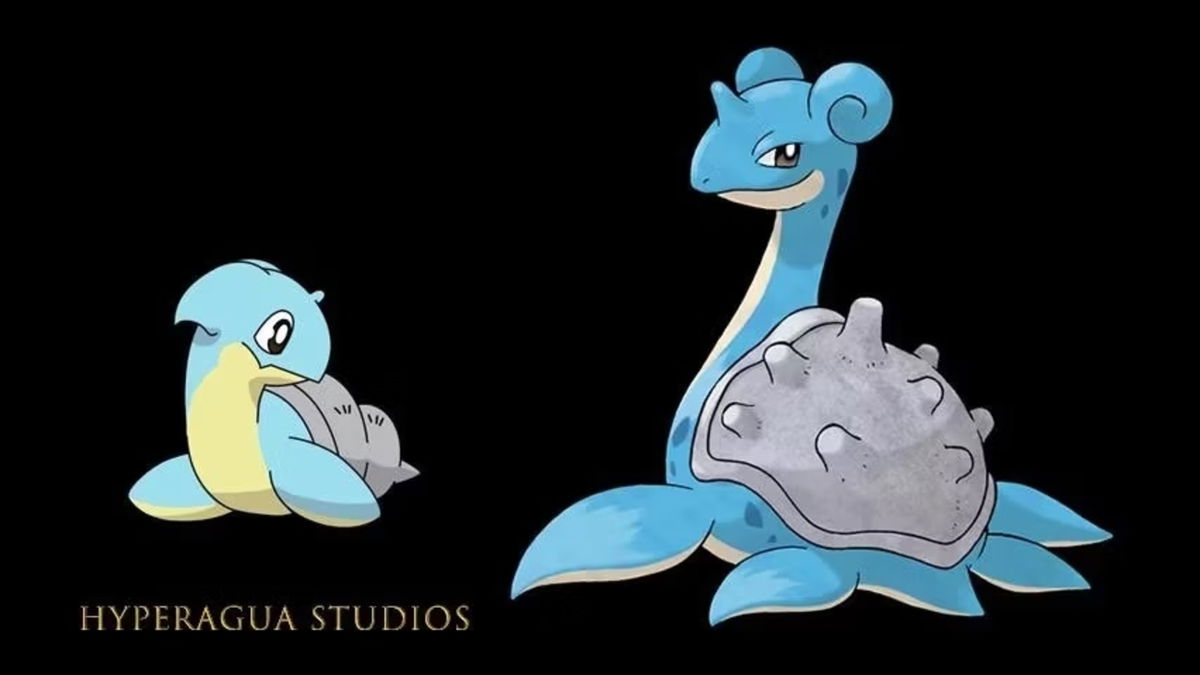 Un artista imagina cómo sería la preevolución del Pokémon Lapras y te ...