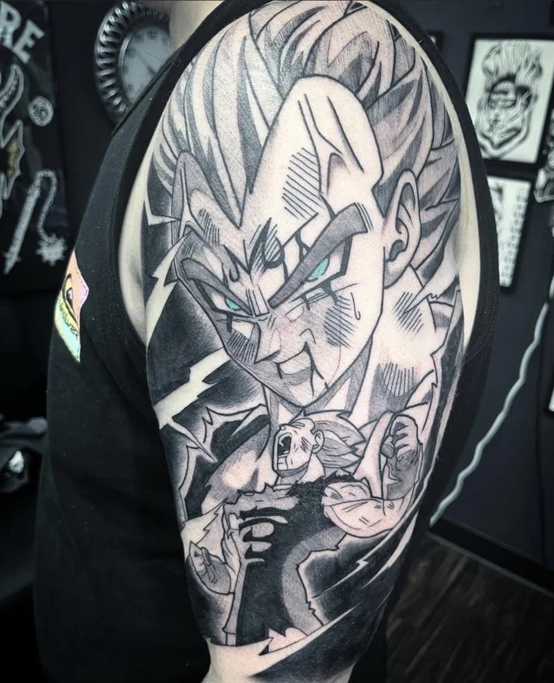 Dragon Ball: probablemente nunca verás un tatuaje de Vegeta tan ...