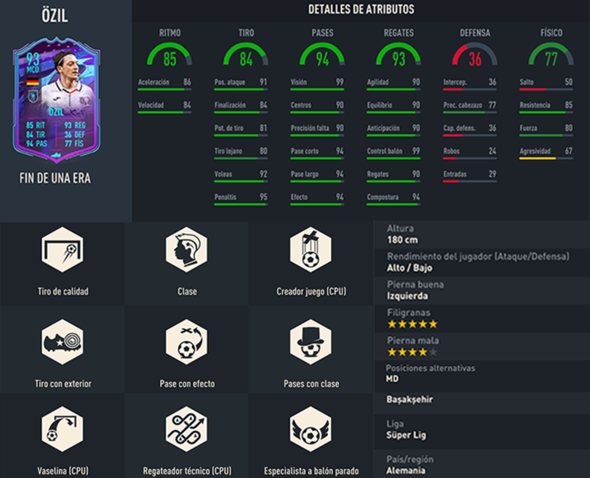 FIFA 23: Özil Fin de una Era ya está disponible en SBC, análisis y cómo ...