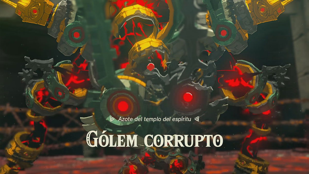 Completar el Templo del Espíritu y el gólem zonnan en Zelda: Tears of the Kingdom