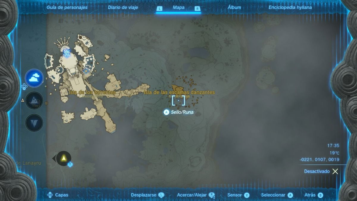 Resolver el acertijo del pez celeste en Zelda: Tears of the Kingdom